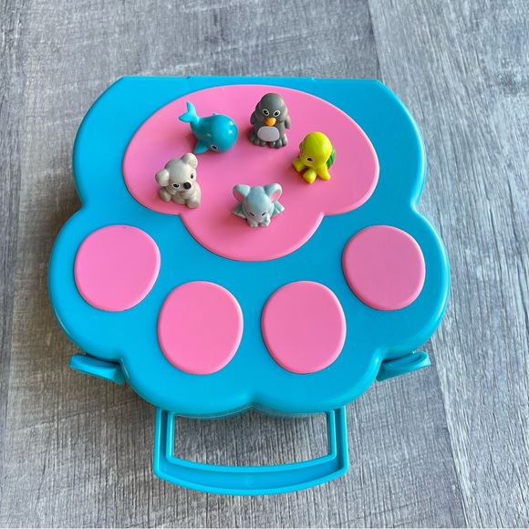 Lakeshore | Toys | Lakeshore Carry Around Animal Town Blue Case Playset ...